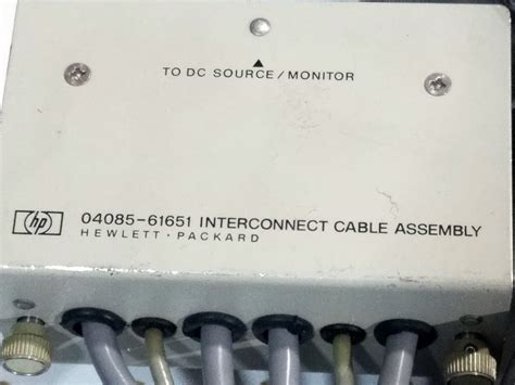 Hpagilent 04085 61651 Interconnect Cable Assembly