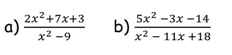 How Do I Simplify These R Gcse