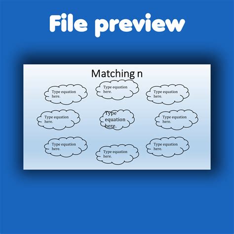 Solving Equations Matching Andy Lutwyche