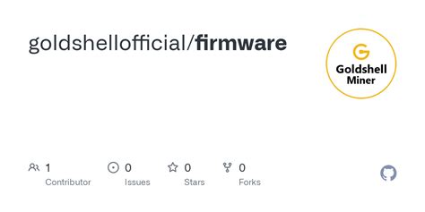Github Goldshellofficialfirmware