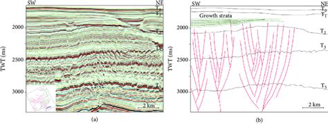 A Profile Of Strike Slip Fault System In The Trough Area B The