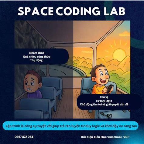 Space Coding Lab Dạy Lập Trình Trực Tuyến Cho Trẻ Em