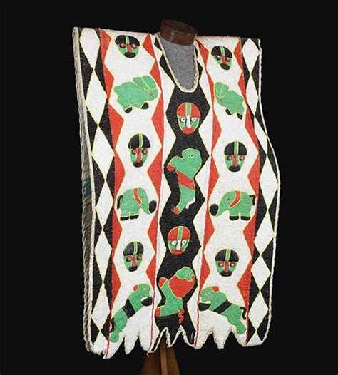 An African Yoruba Culture Beaded Ceremonial Vestment Feb 20 2020