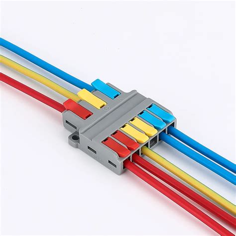 Mini Gyors Elektromos Elosztó Huzalkábel Csatlakozó Lt636 Universal Push In 3 6 Vezetékes