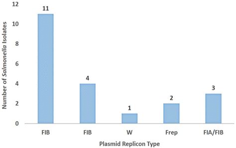 Plasmid Replicon Types Detected In Salmonella Isolates Download Scientific Diagram
