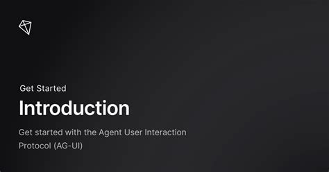 Introduction Agent User Interaction Protocol