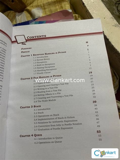 Buy Computer Science Textbook For Class 12 Book In Excellent