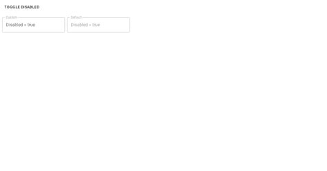 Disabled Text Color Codesandbox