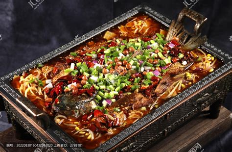 麻辣烤鱼 中国菜系 食品餐饮 摄影素材 汇图网www huitu