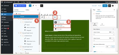 How To Create Slider In Wordpress Using Gutenberg Block Editor Tonjoo
