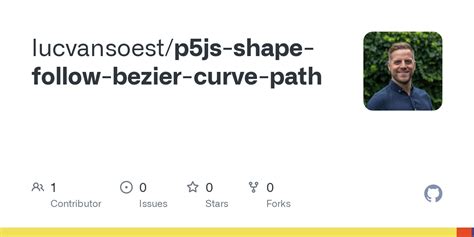 GitHub Lucvansoest P5js Shape Follow Bezier Curve Path