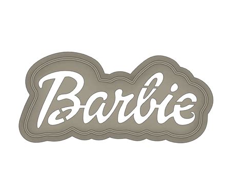 Archivo Stl Sello Para Galletas Barbie 🍪 ・objeto Imprimible En 3d