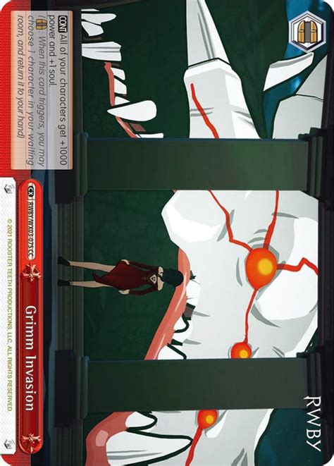 Weiss Schwarz Trading Card Game Rwby Single Card Climax Common Grimm