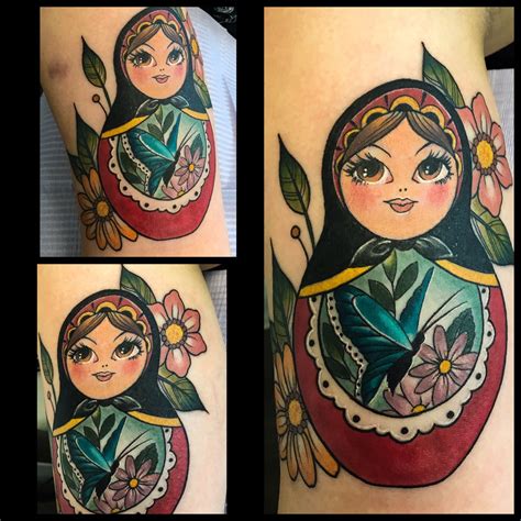 Fun Matryoshka Russian Nesting Doll Tattoo By Meghan Patrick 12oz