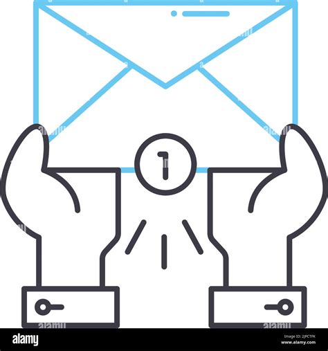 Messages Line Icon Outline Symbol Vector Illustration Concept Sign Stock Vector Image And Art