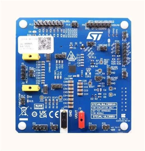 Wireless Power Receiver Evaluation Board For Qi Bpp And Up To 70 W Applications Steval Wlc99rx