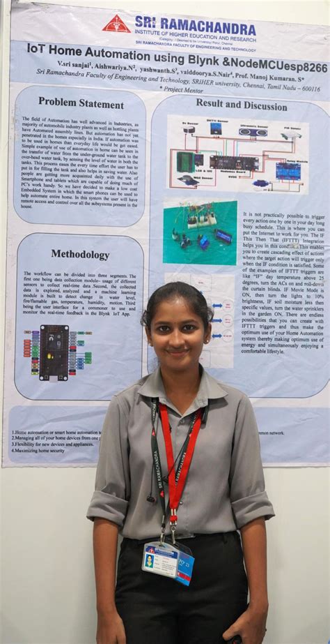 Kavya M On Linkedin Iot Technology Projects Sriher Tech