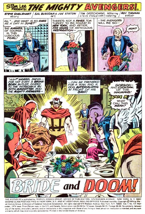 Read Online The Avengers 1963 Comic Issue 127