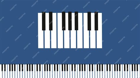 Premium Vector Piano Seamless Pattern White And Black Keys Of Pianos Synthesizer Or Accordion