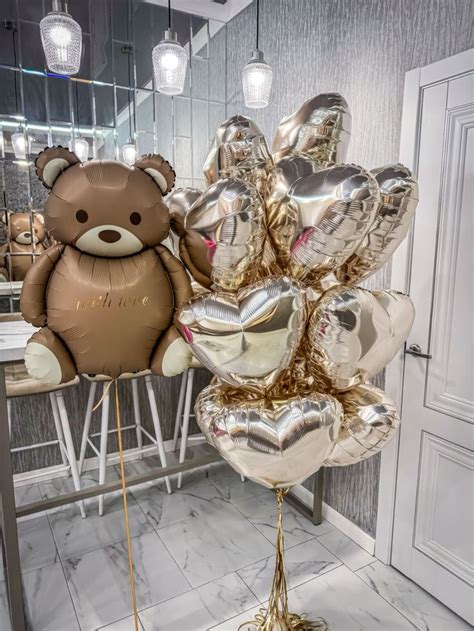 Шар мишка Шар сердца Шампань En 2024