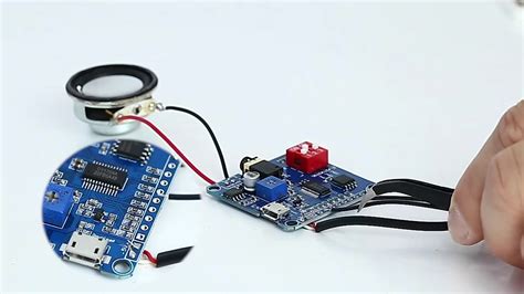 Voice Sound Playback Module Arduino MP3 Player Module UART I O Trigger Class D Amplifier Board