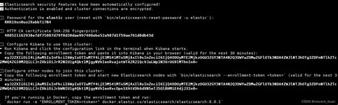 最新elasticsearch 80 安装配置elastic8配置文件 Csdn博客