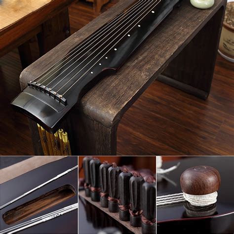 Paulownia Wood Guqin Chinese 7 String Zither For Beginner 49 Off