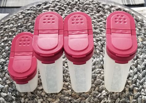 Tupperware Red Kitchen Spice Jars Mercari