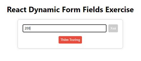 Tạo Một Component Dynamicformfields Trong Reactjs