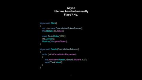 Best Practices Async Vs Coroutines Unite Copenhagen 2019 Pptx