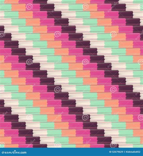 Seamless Diagonal Stripes Pattern Vector Illustration 51519108