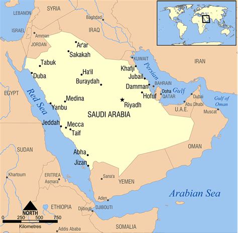 Saudi Arabia Map Saudi Arabia