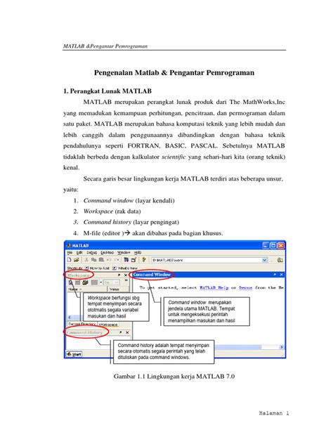 Pengenalan Matlab Pdf