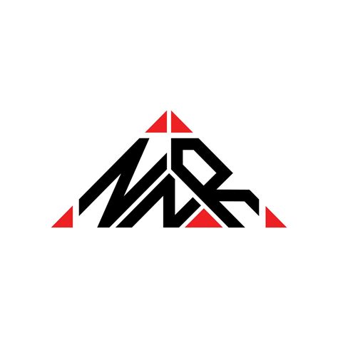 Diseño Creativo Del Logotipo De La Letra Nnr Con Gráfico Vectorial