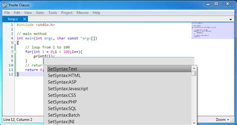 Ynote Classic Text And Source Code Editor Codeproject