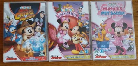 Mickey Mouse Club House 3 Dvd Collection £1 20 Picclick Uk