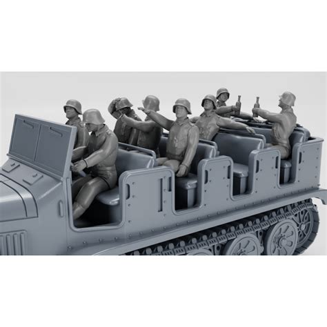 Tripulantes Sdkfz 6 Zugkraftwagen 5t