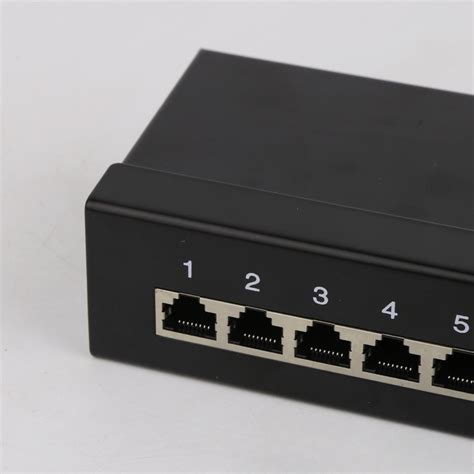 Cat6A FTP 8Port Patch Panel Keystone Jacks Manufacturer In China