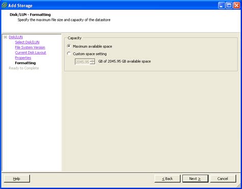 Esxi And 2tb Datastore Needs Virtualization Spiceworks Community