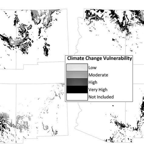 Spatial Distribution Of Climate Vulnerability For Four Representative Download Scientific