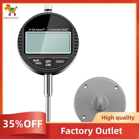 Digital Dial Indicator Dti 0 01mm 0005 Range 0 25 4mm 1 Clock Gauge Shopee Philippines