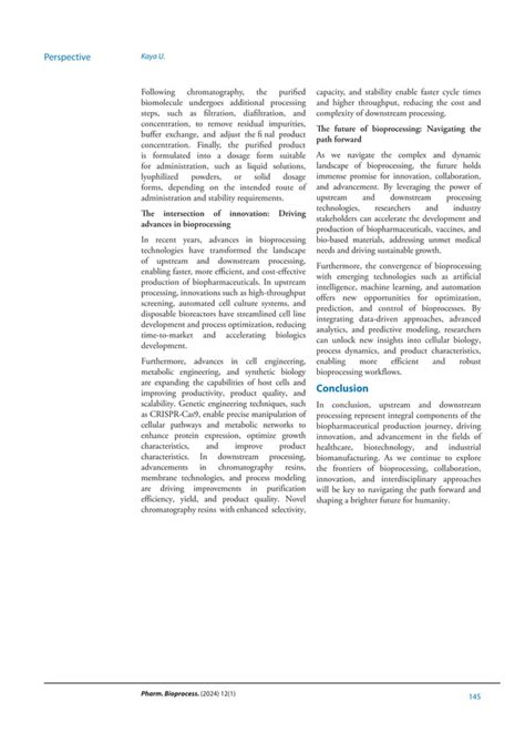 Navigating The Bioprocessing Journey Exploring Upstream And Downstream Processing Pdf