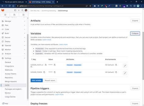 Tích Hợp Sonarqube Với Gitlab Ci Cd Hào Nheo