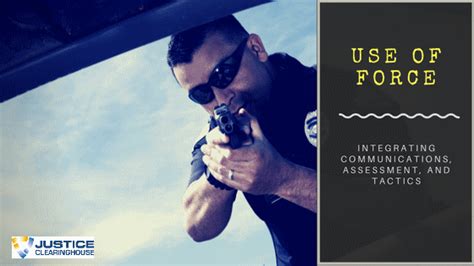 Infographic Eight Use Of Force Guiding Principles Justice Clearinghouse