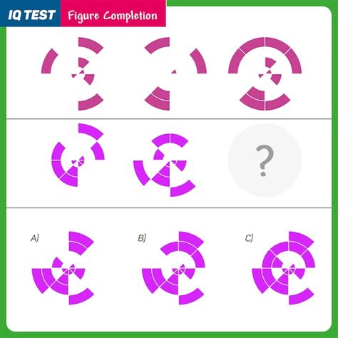 Premium Vector Iq Test Practice Questions Quick Thinking Worksheets Library