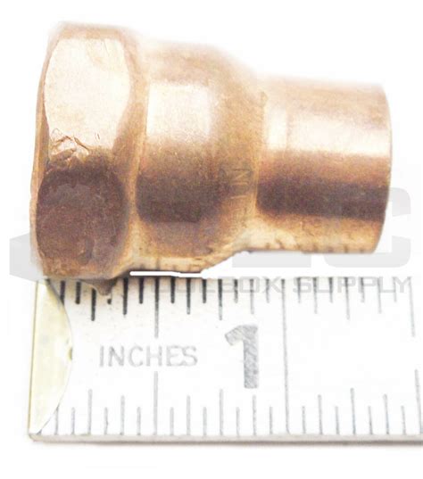 Lot Of 2 New Nibco 603 12 Copper Pressure Adapter Fitting Female