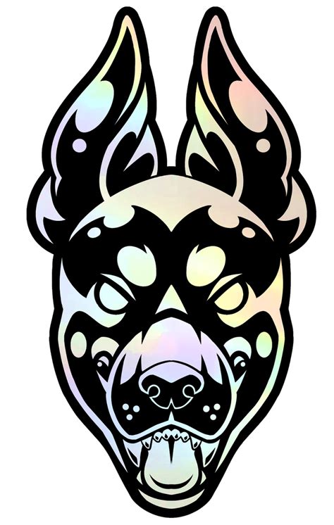 Dobie Matte Holo Sticker Muttasaur