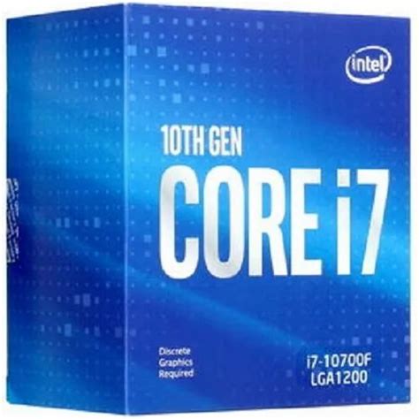 Intel Core I7 10700f Desktop Processor 8 Cores Up To 4 8 Ghz Without