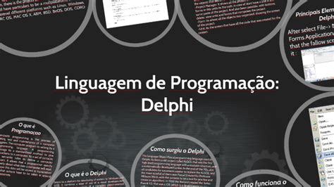 Linguagem De Programação Delphi By Andrew Messias On Prezi