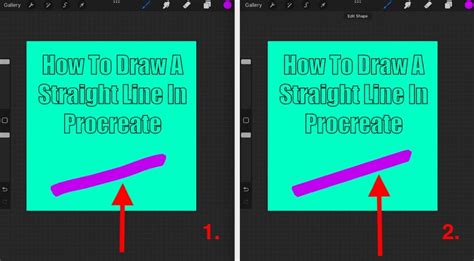 Draw Straight Lines In Procreate Drawing Word Searches